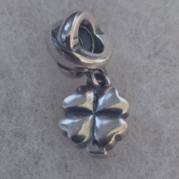 Pandora | Jewelry | Four Leaf Clover Green Enamel Pandora Charm | Poshmark